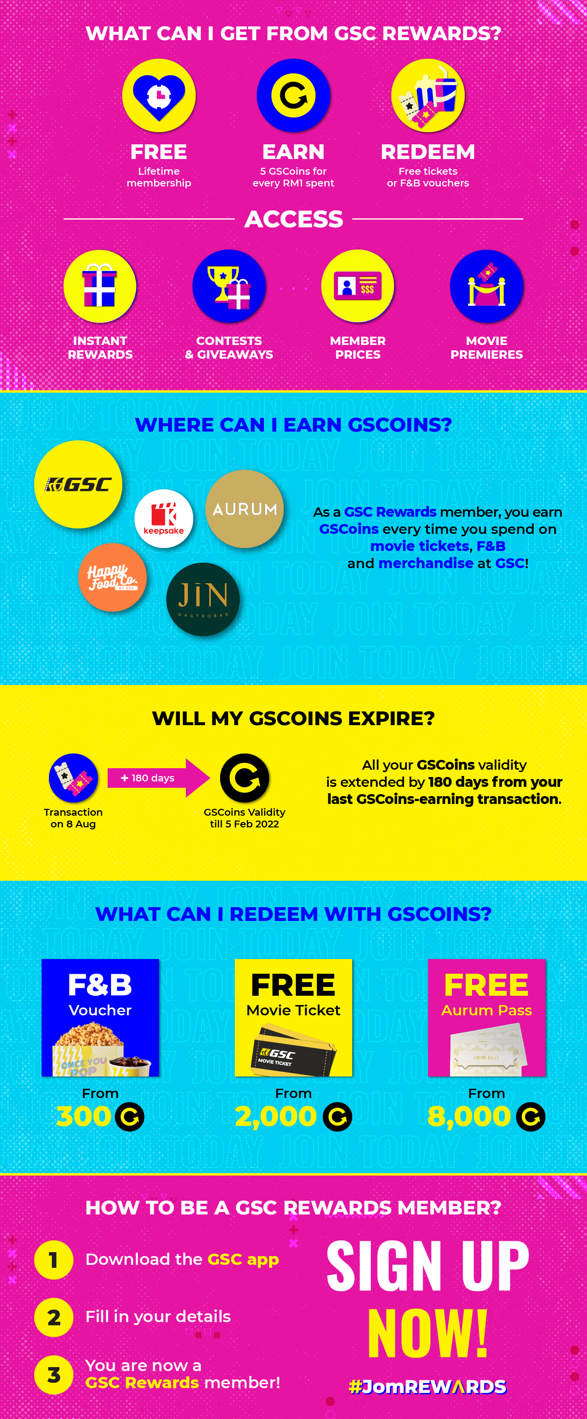 Rewards - GSC Loyalty Program - Golden Screen Cinemas